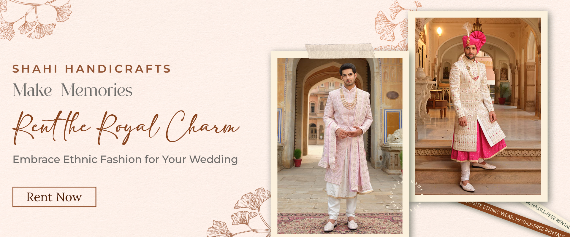 Shahi handicrafts- Wedding Dresses, Lehenga & Sherwani on Rent